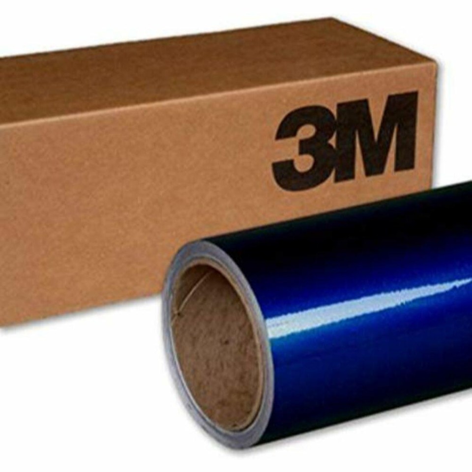3M 2080 Scotchprint Gloss Deep Blue Metallic Vinyl Car Wrap Film | G217 ...