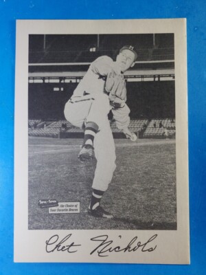 CHET NICHOLS 1953-57 SPIC & SPAN MILWAUKEE BRAVES EX-MINT | eBay