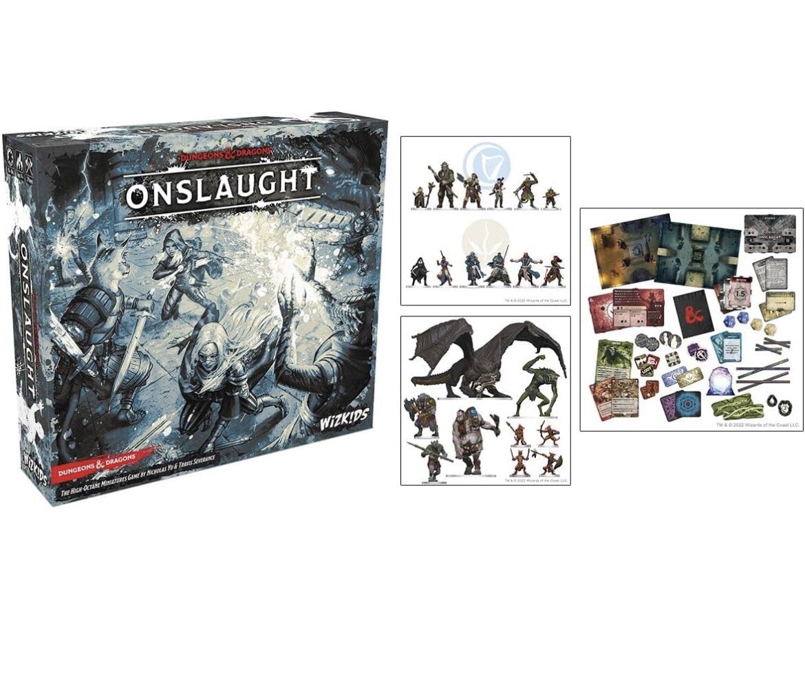 Dungeons & Dragons D&D Onslaught Board Game Core Set by WizKids - New ...