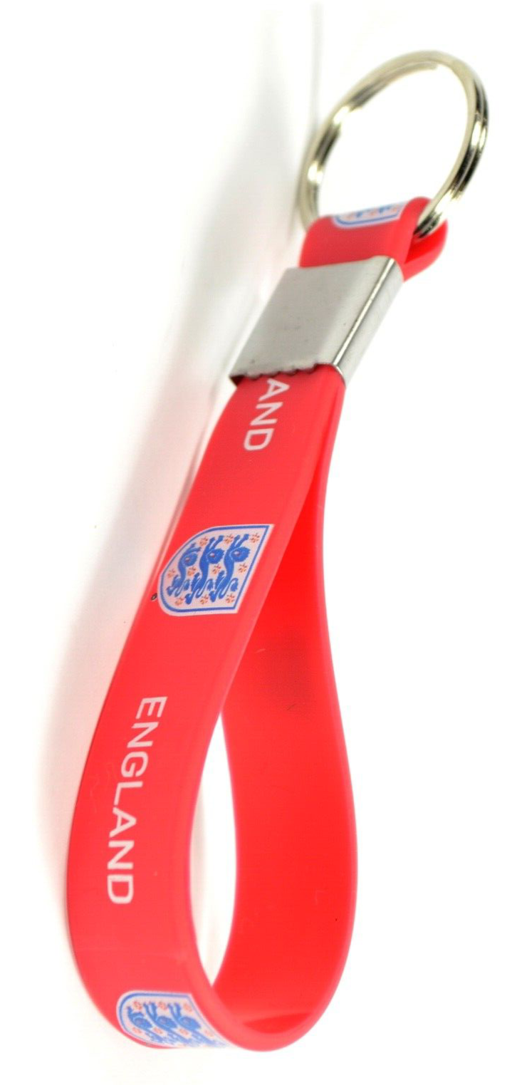 England Silicone Keyring Official Merchandise Football Rubber FA Three ...