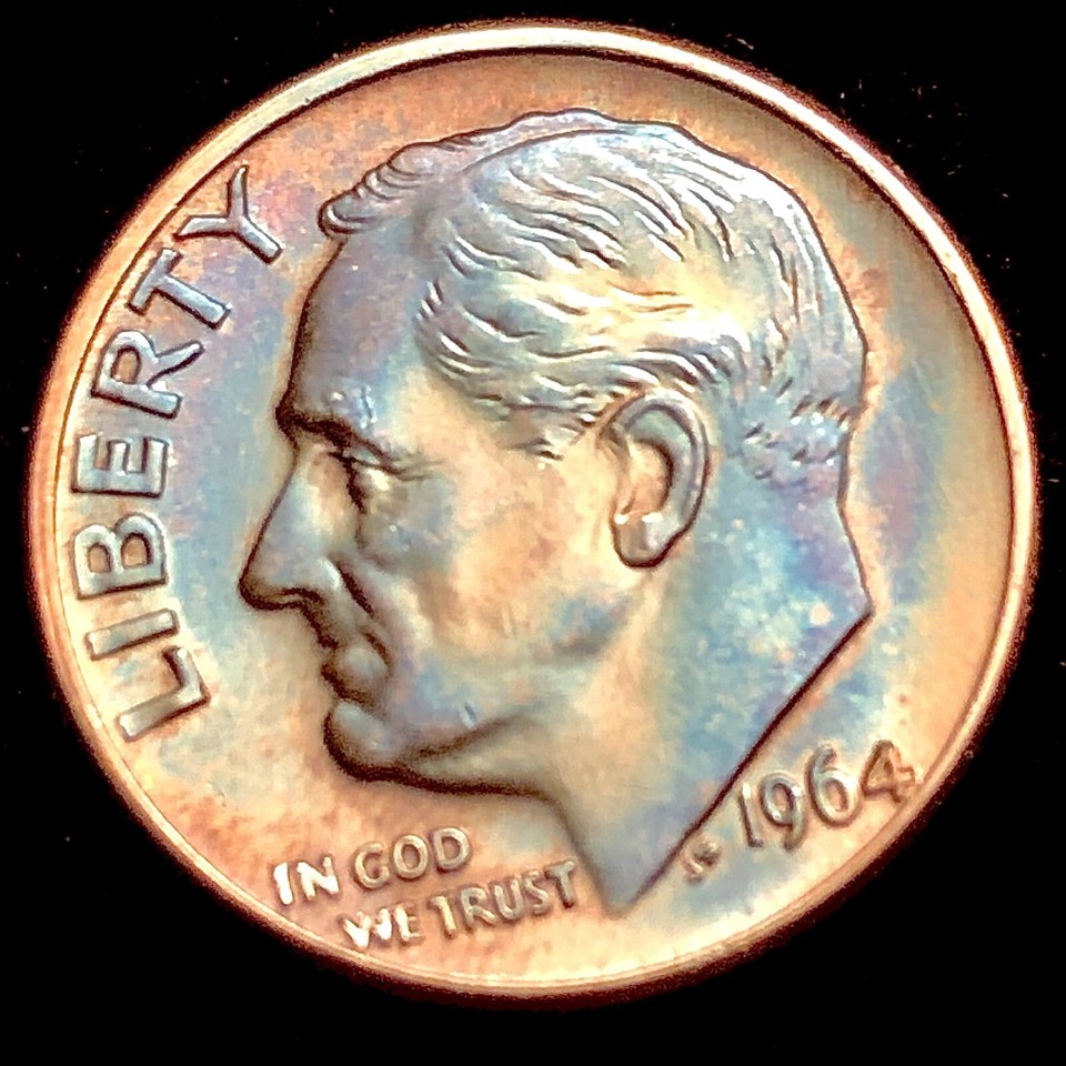 1964 D ROOSEVELT ERROR DIME DDR FS 802 Full Torch. Excellent Luster. | eBay