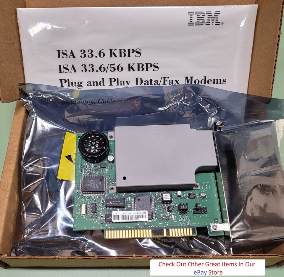IBM 01k1222 ISA Modem, Made by US Robotics **NEW** | eBay