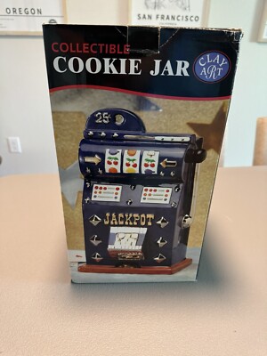 Vintage Slot Machine Cookie Jar | eBay