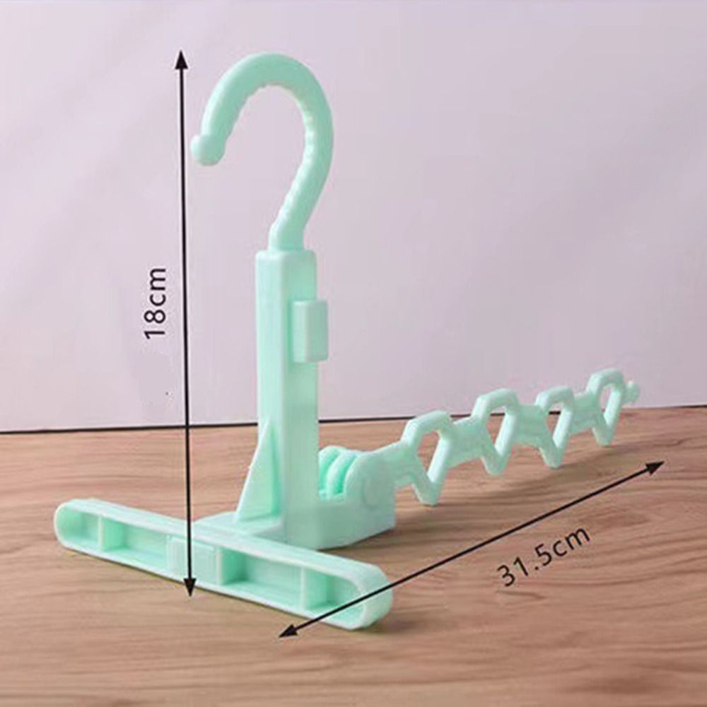 2 PCS Plastic Clothes Drying Rack Folding Drying Holders Hanging Rack ...