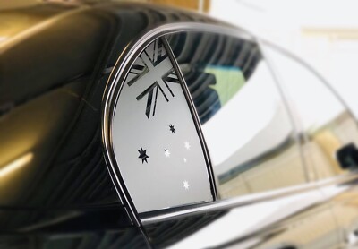 VY VZ VX VT Commodore Sedan (Vinyl Stickers) Aussie flag Qtr window ...