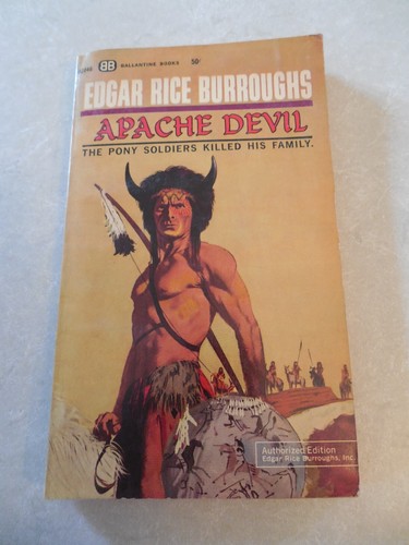 APACHE DEVIL by EDGAR RICE BURROUGHS, BALLANTINE BOOKS #U2046, 1ST, 1964, PB! | eBay