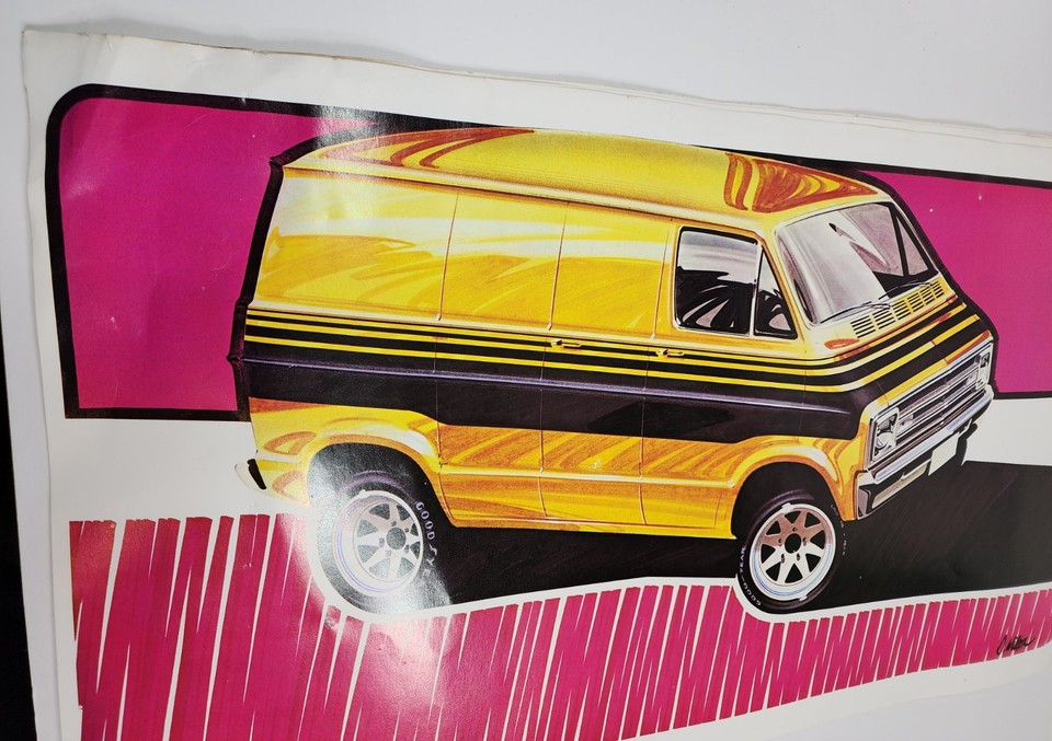 Dodge Street Van Customizing Kit Paint Scheme Litho Print Set Of 6 ...