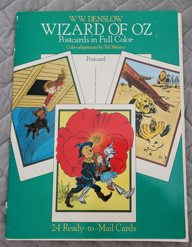 WIZARD OF OZ L. Frank Baum W. W. Denslow Postcards 24 Dover 1987 Complete | eBay