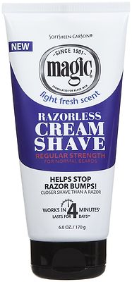 3 X Carson Magic Regular Razorless Hair Removing Cream Shave 170gm ...