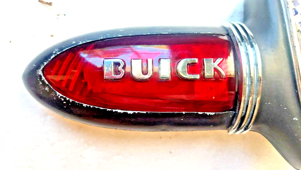1939 Buick all series: Trunk Lid Turn Signal Ornament Emblem Guide GM c ...