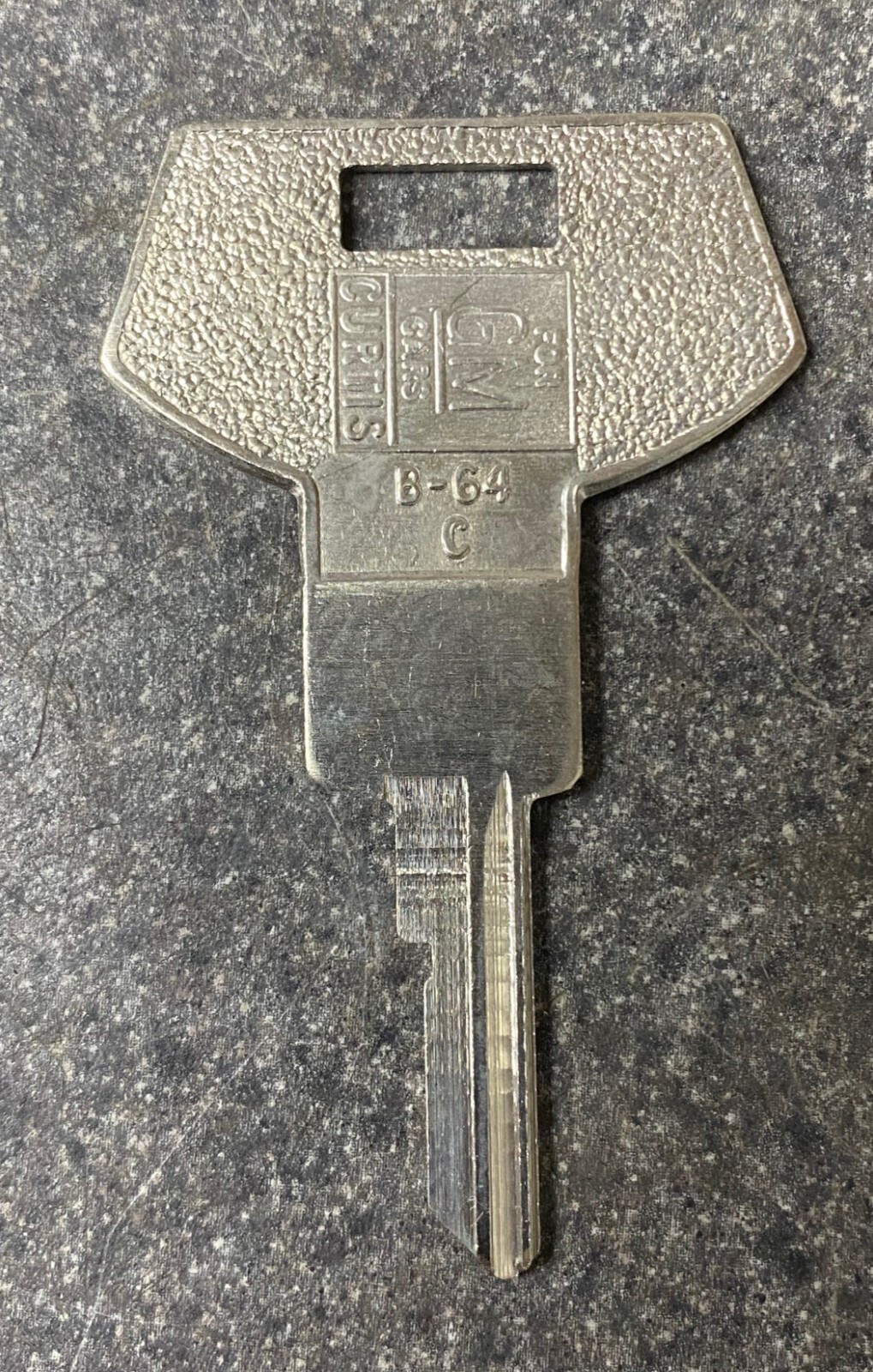 Blank Key Curtis For GM Cars B-64 C Uncut 2-5/8" New Old Stock box of ...