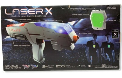 ^ Laser X Double Blaster 2 Player Laser Tag Game Up to 200' Range | eBay