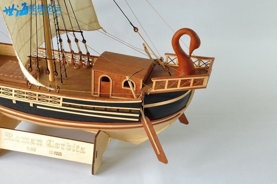 Roman Corbita Scale 1/50 500mm Wooden Model ship kit | eBay