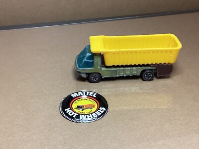 1969 Redline Hot Wheels The Heavyweights Dump Truck With Button | eBay