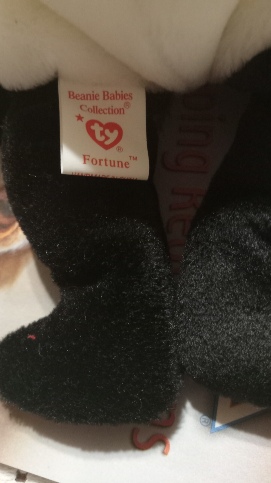 RARE Ty Fortune Bear Beanie Baby w/ Tag Errors Pristine Condition | eBay