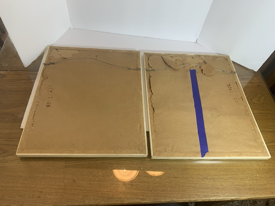 Pair Vintage De Jonge Floral Litho Prints Framed Art Deco Signed | eBay