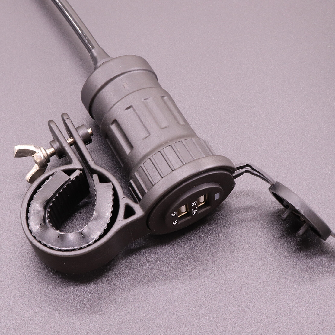 For BMW Motorcycle Handlebar Dual USB Adapter Phone Charger Blue ...
