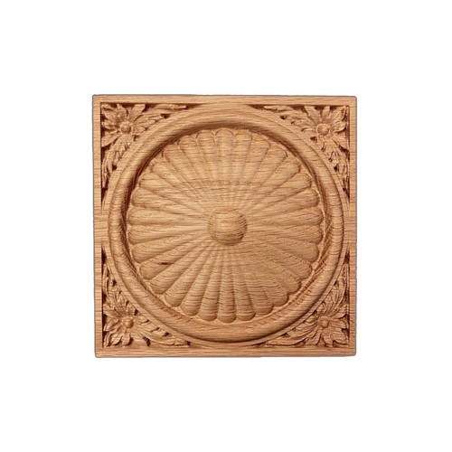 Solid Hardwood carved Rosette / Casing Blocks | eBay