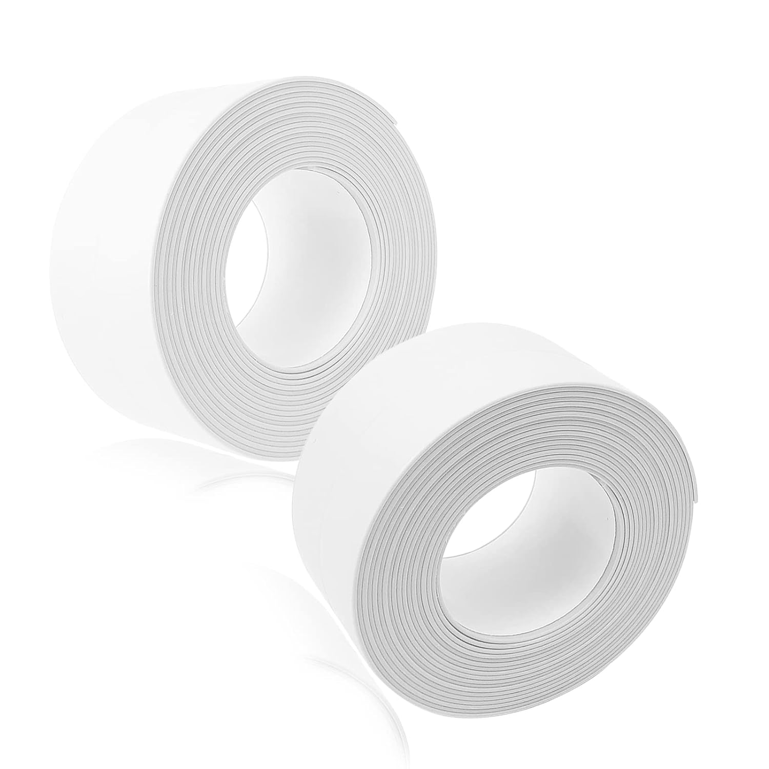 2 Pack Caulk Strip Tape,Self Adhesive Waterproof PVC Sealing Tape, 1.5 ...