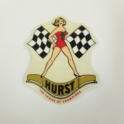 Pinup Girl sticker decal hot rod rat rod vintage look car truck bike ...