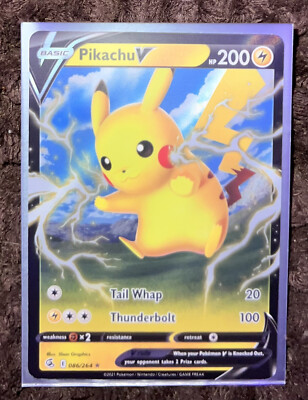 Pokémon TCG Pikachu V Fusion Strike 086/264 Holo Ultra Rare NM | eBay