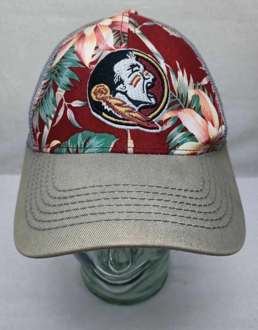 FSU Seminoles Florida State Tropical Snapback Hat Cap Top of the World ...
