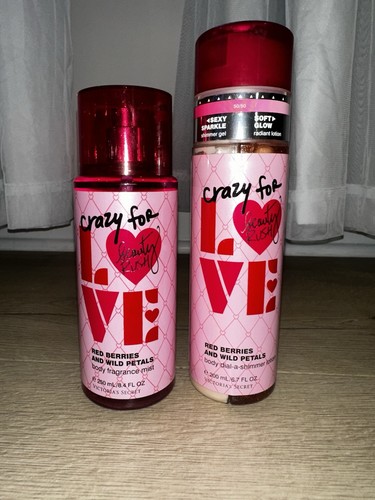 Vintage RARE Victoria’s Secret CRAZY FOR LOVE BEAUTY RUSH Lot of 2 Mist ...