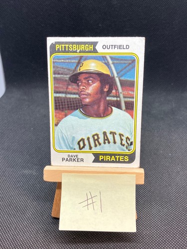 Dave Parker 1974 Topps VINTAGE ROOKIE CARD RC #252 MLB HOFer Pirates 👀🏴 ...