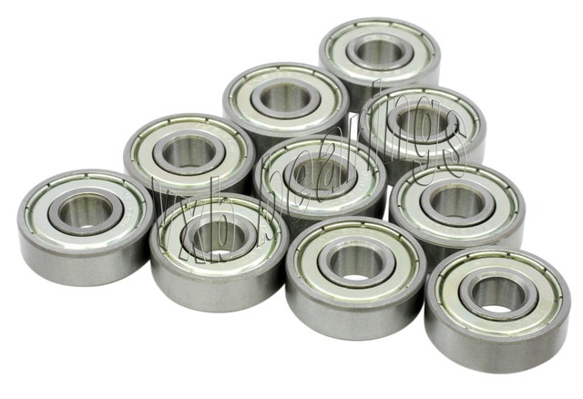 10 Premium Abec-5 8mm X 16 Bearing 8mm X 16mm X 5 Mm Metric VXB Chrome ...