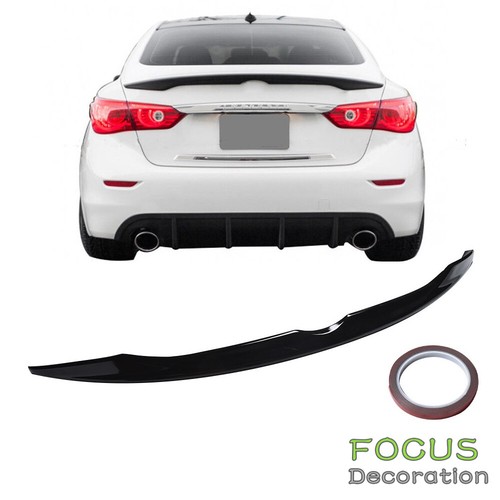 For Infiniti Q50 2014-2021 Sport Style Rear Trunk Spoiler Lip Wing ...