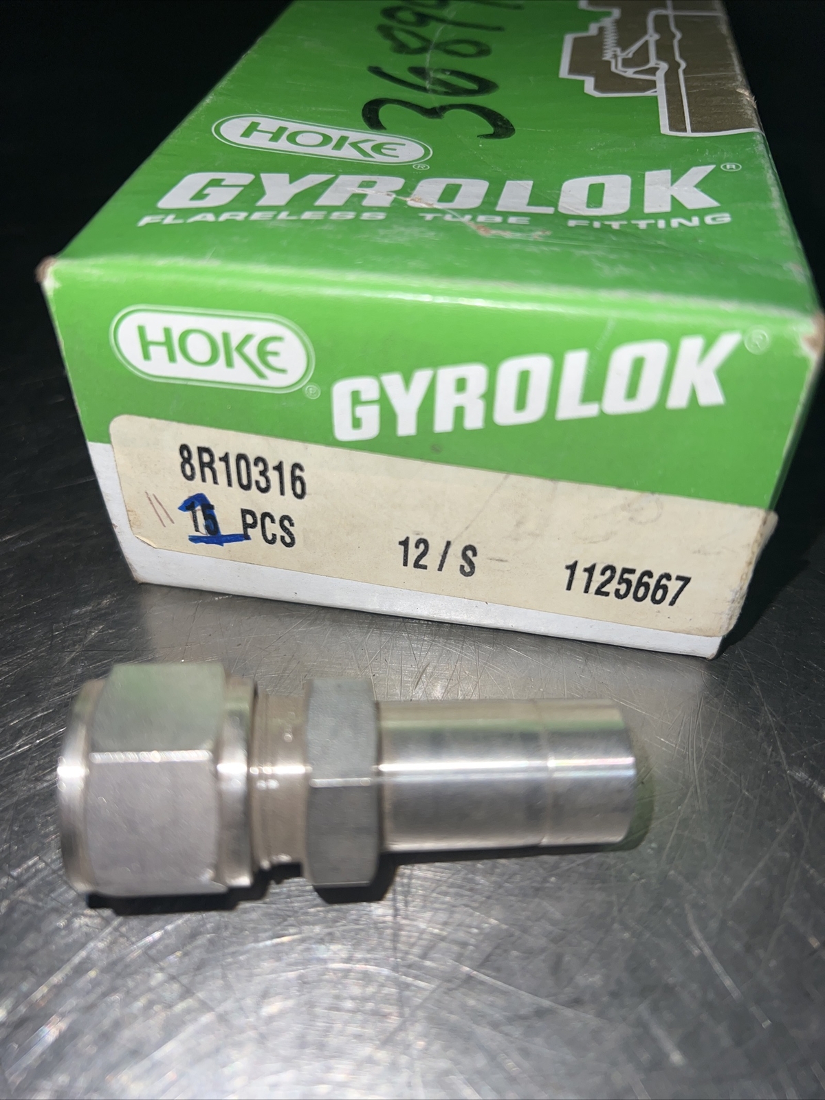 NOS 8R10316 | Hoke (Gyrolok) Tube Reducer, 1/2" Tube : OD Compression 5 ...