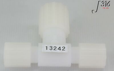 13242 ENTEGRIS FLARETEK TEE UNION, ½" X ¾" X ½", 0.38" ORIFICE(NEW) UT8 ...