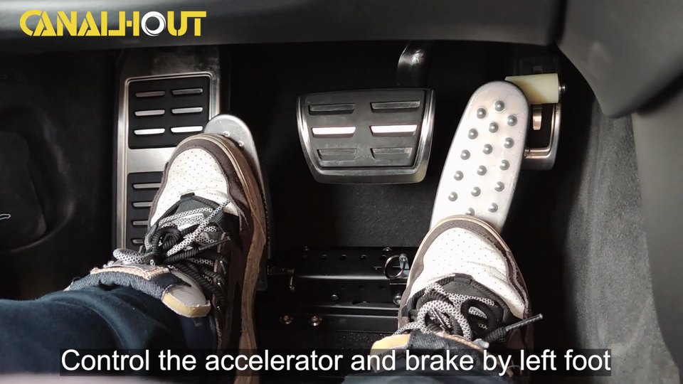 Left Foot Accelerator Gas Pedal Portable LFGP Drive Assist for Handicap ...