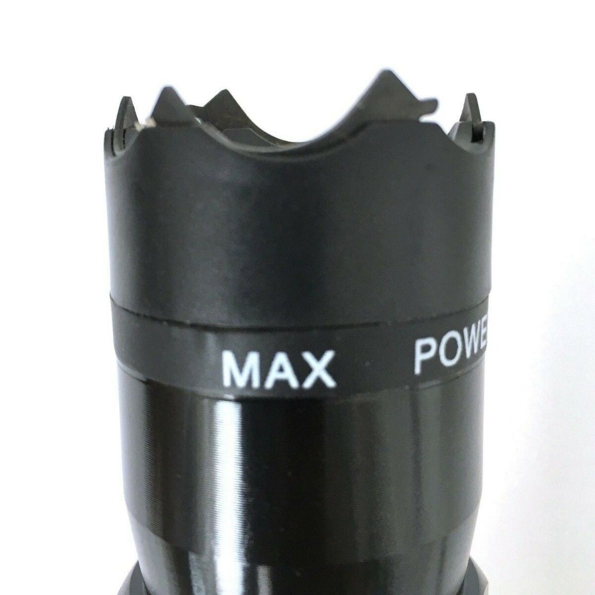 3PC Black METAL Military Tactical Stun Gun 999MV w/ LED Flashlight Self ...