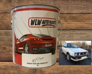 VW AUDI ALPINE WHITE L90E 2K SOLVENT BASECOAT CAR PAINT MIX READY FOR ...