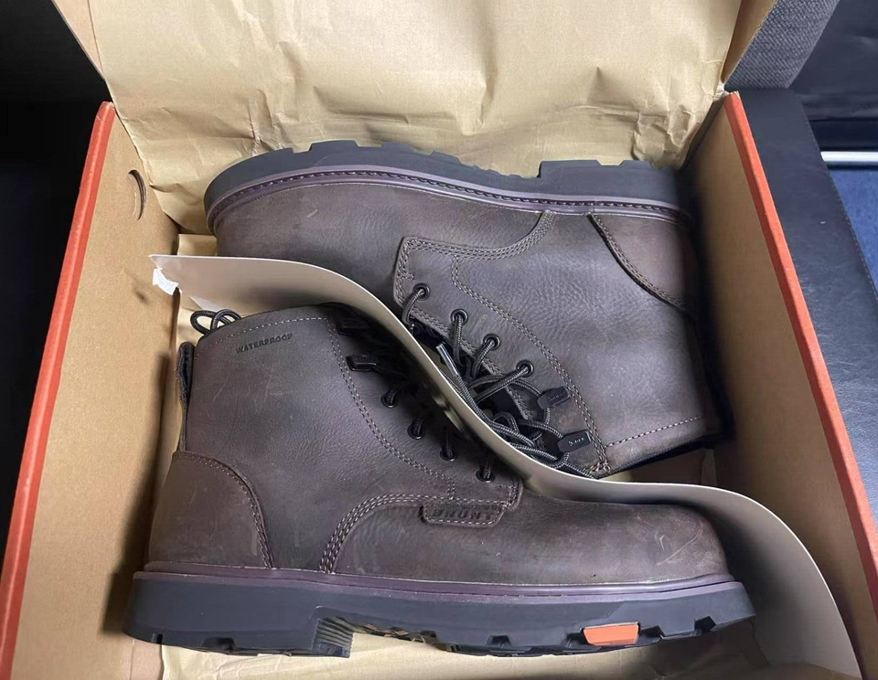 Brunt Men's Sullivan CT Safety Work Boots - Dark Brown 10.5" | eBay