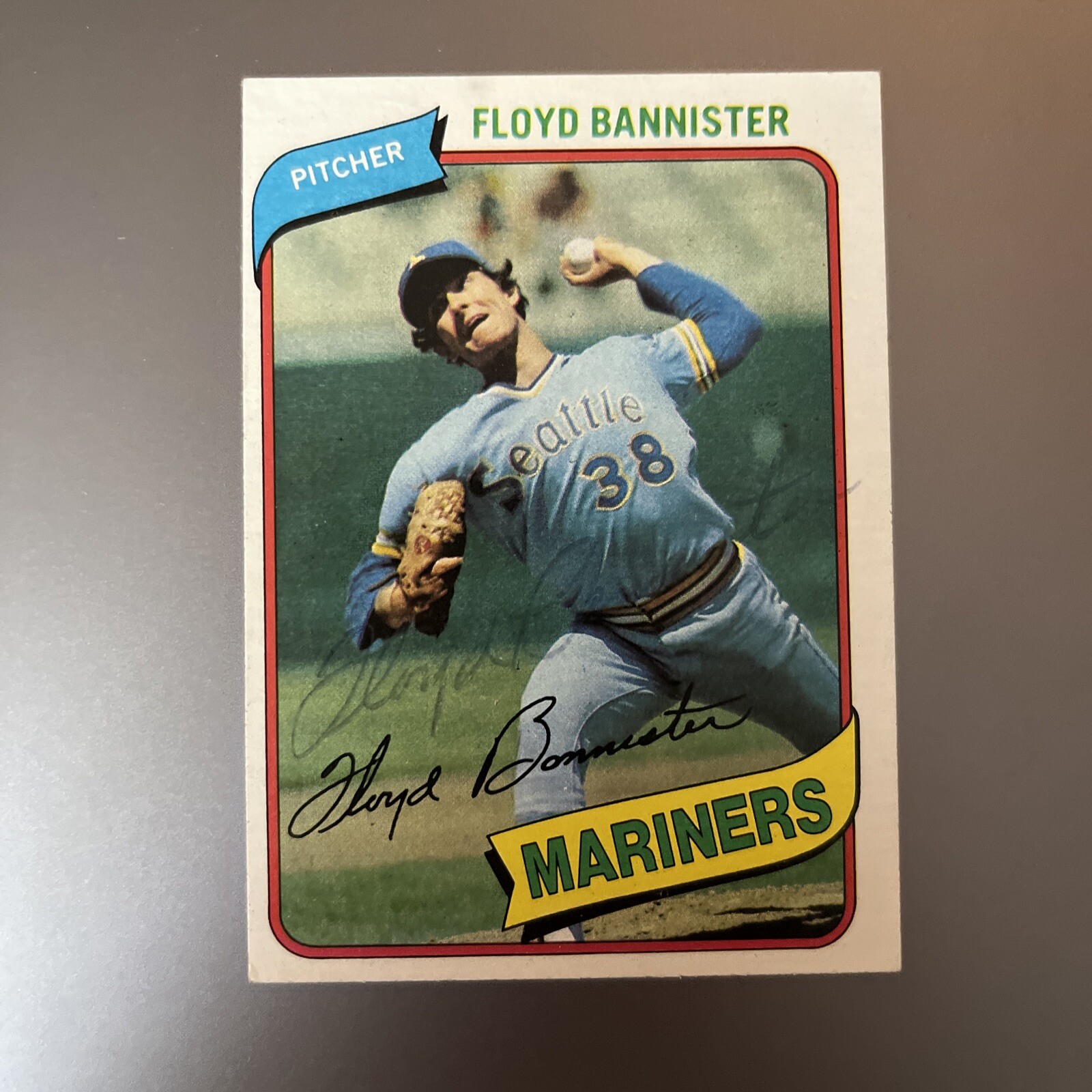 FLOYD BANNISTER 1980 TOPPS AUTOGRAPHED SIGNED AUTO BASEBALL CARD | eBay