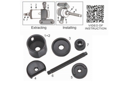 JTC Mini Cooper Control Arm Bush Remover/Installer (R50/R53) JTC Tools ...