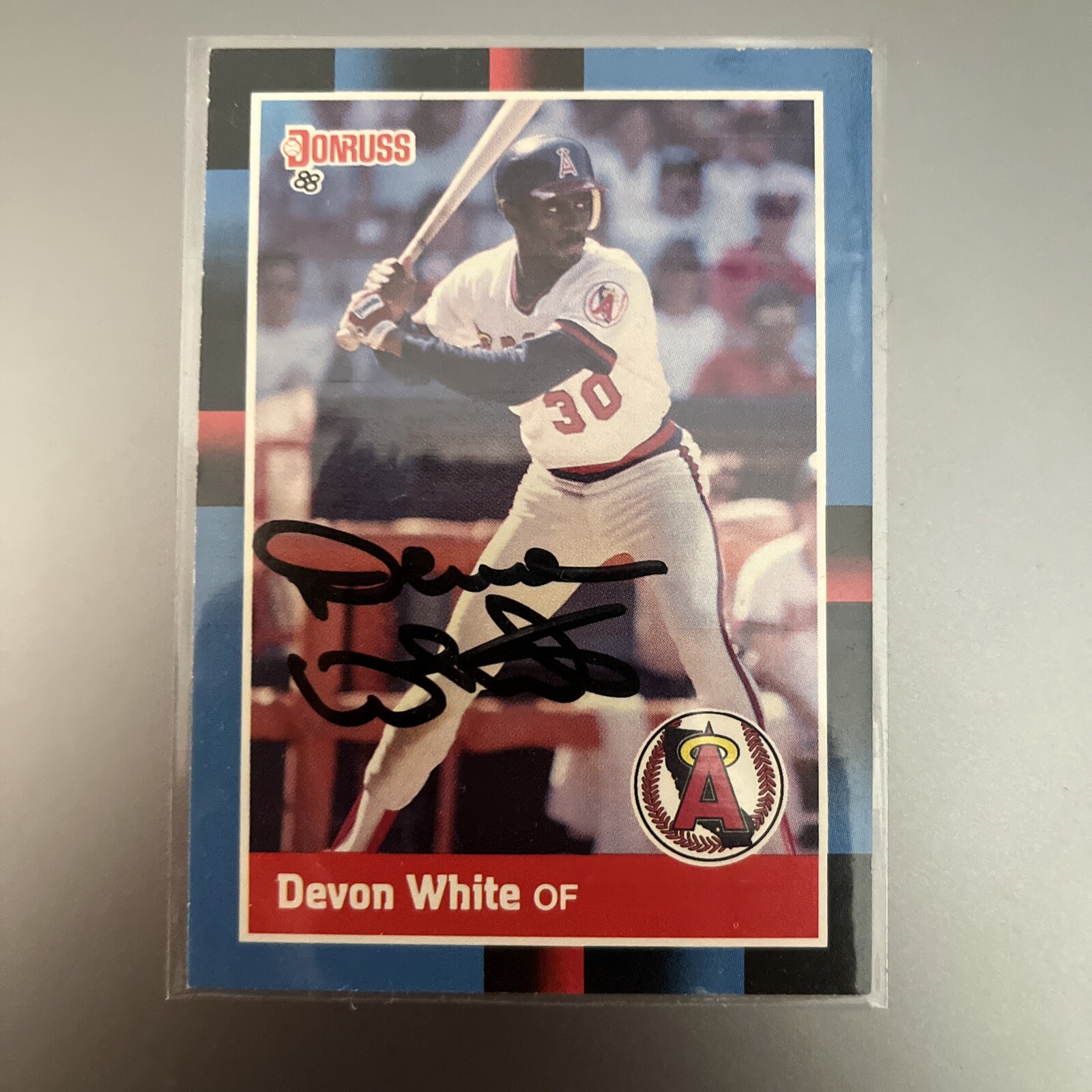 DEVON WHITE 1988 DONRUSS AUTOGRAPHED SIGNED AUTO BASEBALL CARD | eBay