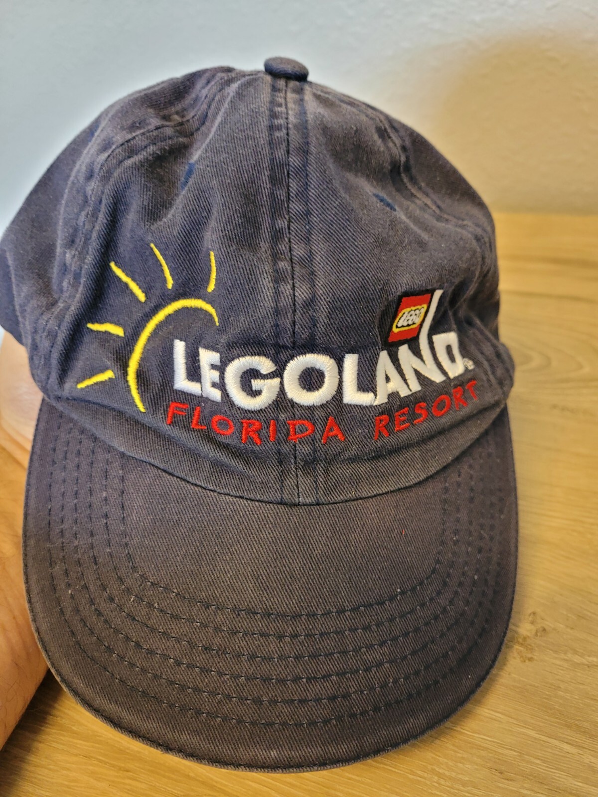 Legoland Florida Resort Ball Cap Hat Used Blue Adjust… - Gem