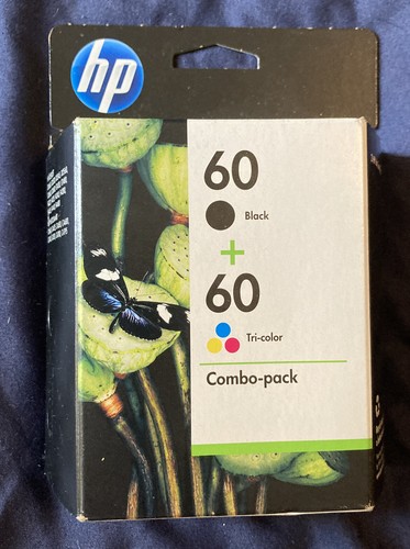 Genuine HP 60 Combo-Pack Black & Tri-Color Ink Cartridges Expired 2012 ...