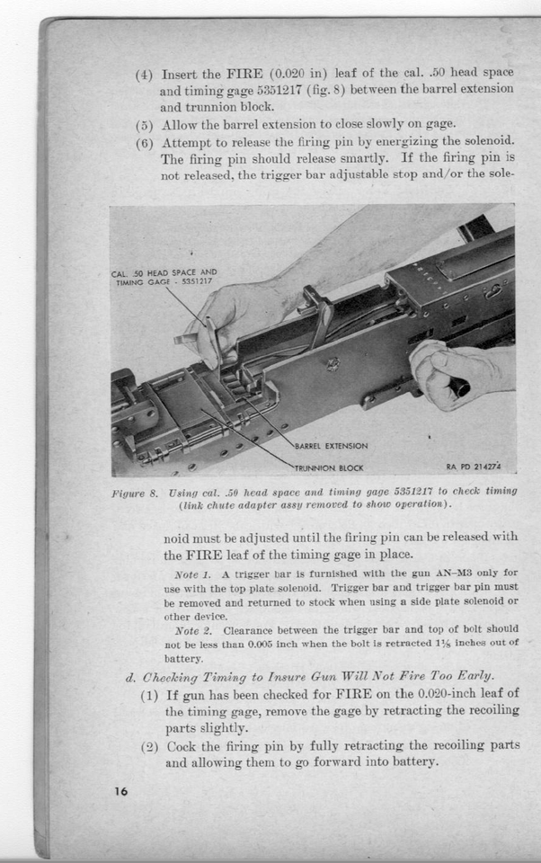 168 Page AAF TM 9-2190 Cal .50 M3 Browning Aircraft Operator Maint ...
