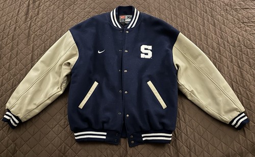 Nike Penn State Letterman Jacket Size XL | eBay