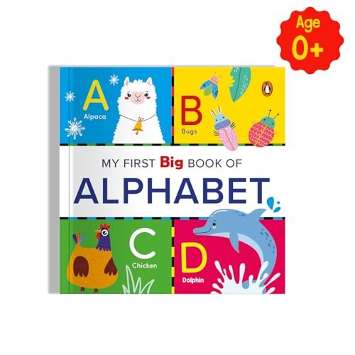 My First Big Book of Alphabet: Illustrated Board Book of ABC for ...