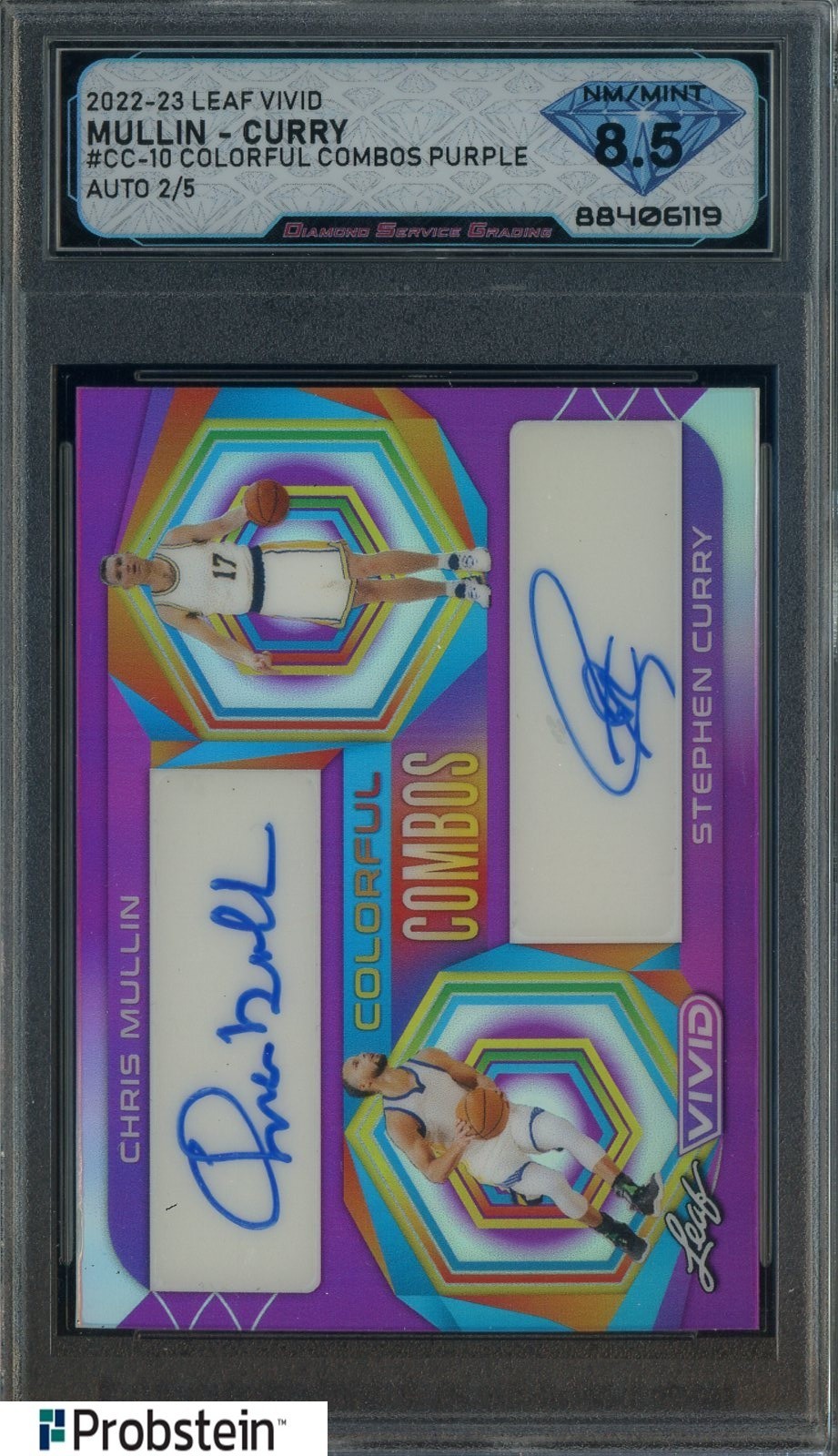 Chris Mullin 2022 Leaf Vivid #BA-CM1 Purple /5 Price Guide - Sports ...