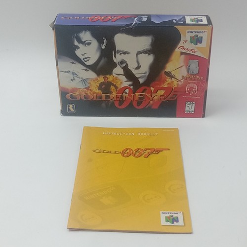 N64 Goldeneye 007 Nintendo 64 OEM Box And Manual Only No Game Cartridge ...