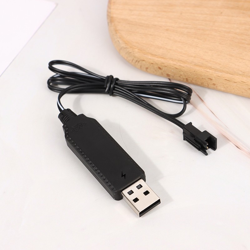 USB Charger Cable For 3.7V Lithium Battery Charger SM-2P RC Car ...