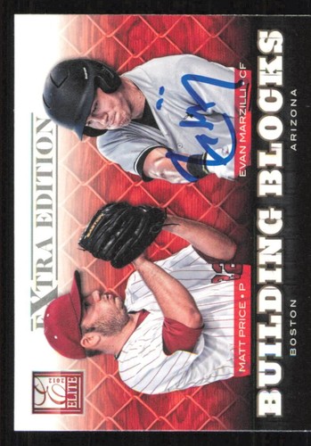 EVAN MARZILLI Autograph Baseball card auto ARIZONA DIAMONDBACKS | eBay