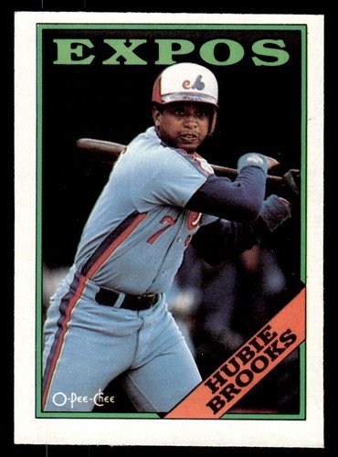 Hubie Brooks Montreal Expos 1988 O-Pee-Chee #50 | eBay