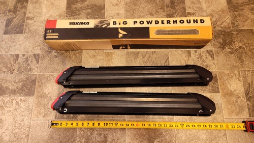 Set of 2 YAKIMA BIG POWDERHOUND 6 Ski / 4 Snowboard Roof Rack Carrier ...